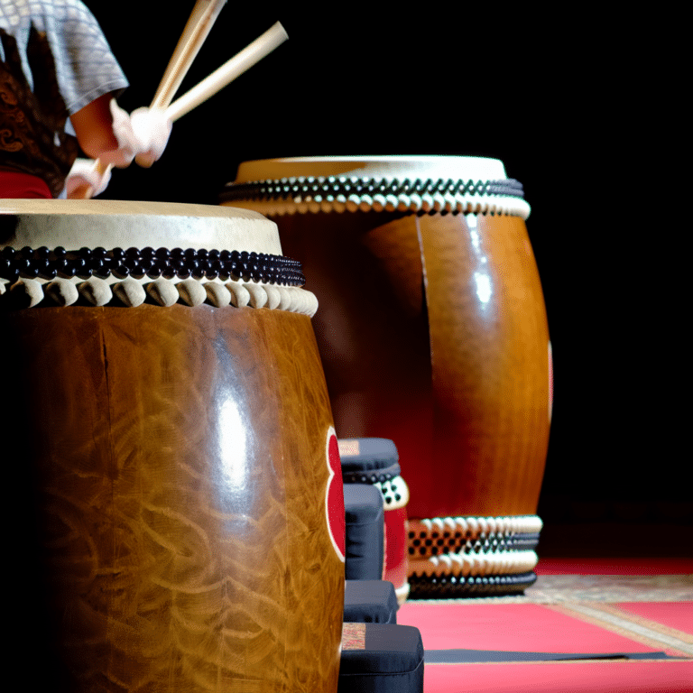 Shamisen - ein traditionelles dreisaitiges Musikinstrument aus Japan